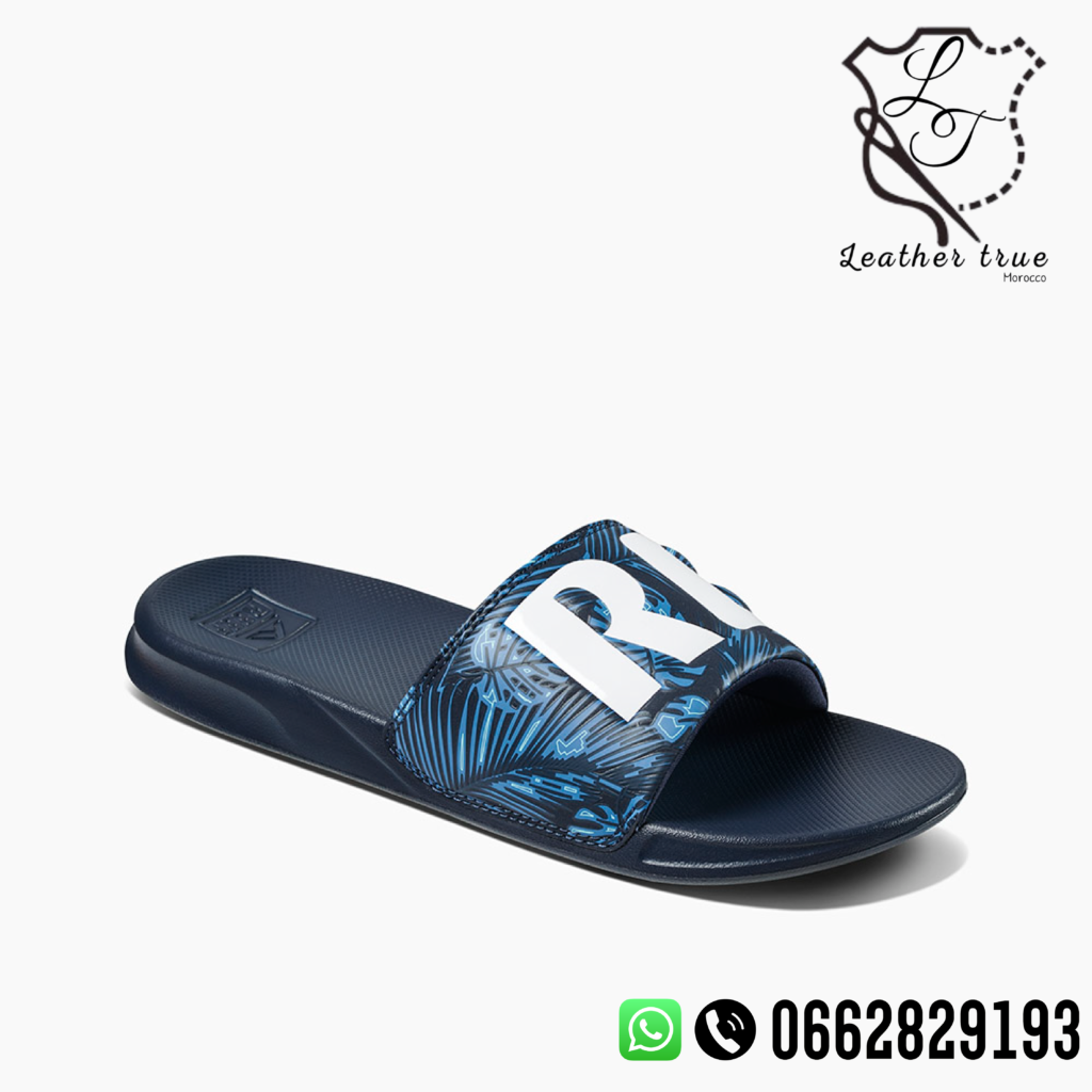 a. Sandale Reef Original One Slide Navy Palm CI4059 Bleu / blanc ...